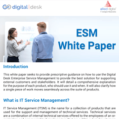 Digital Desk ITSM - White Papers